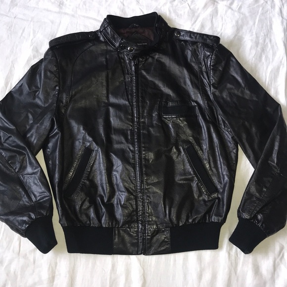 Members Only | Jackets & Coats | Vintage Black Members Only Leather ...